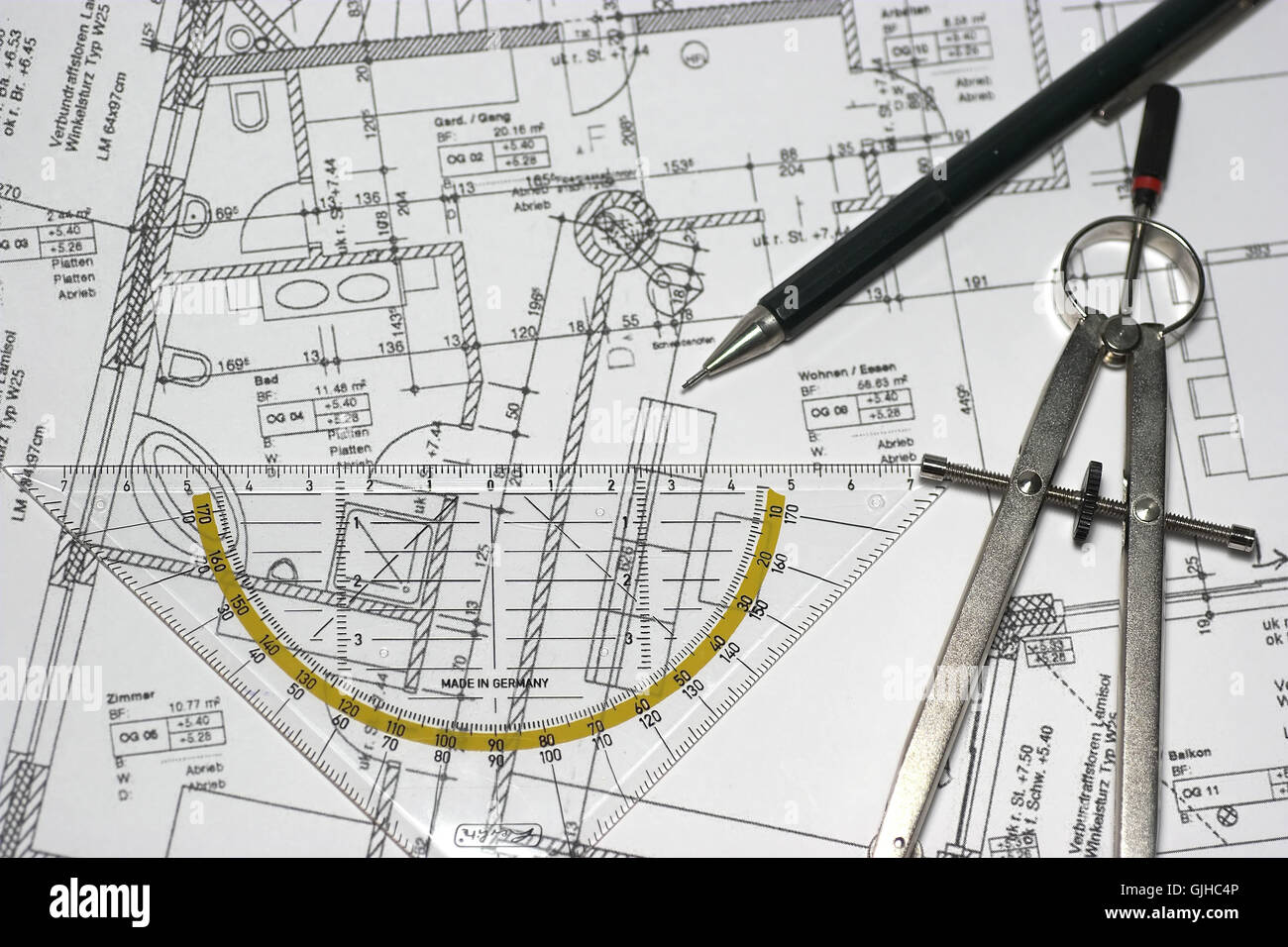 house building plan Stock Photo - Alamy