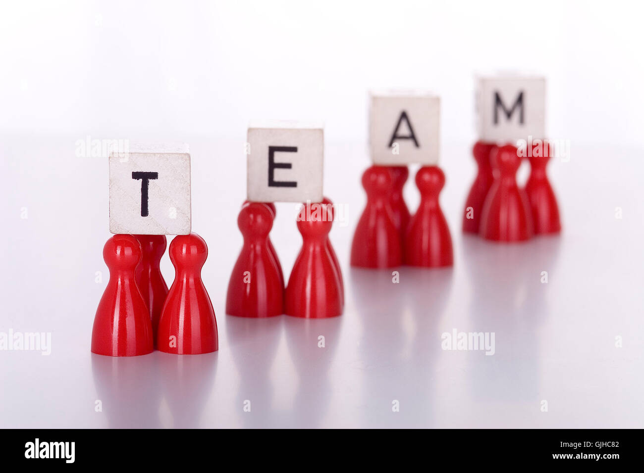 Team group of objects hi-res stock photography and images - Alamy