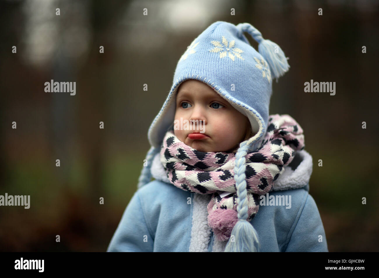 winter cold face Stock Photo - Alamy