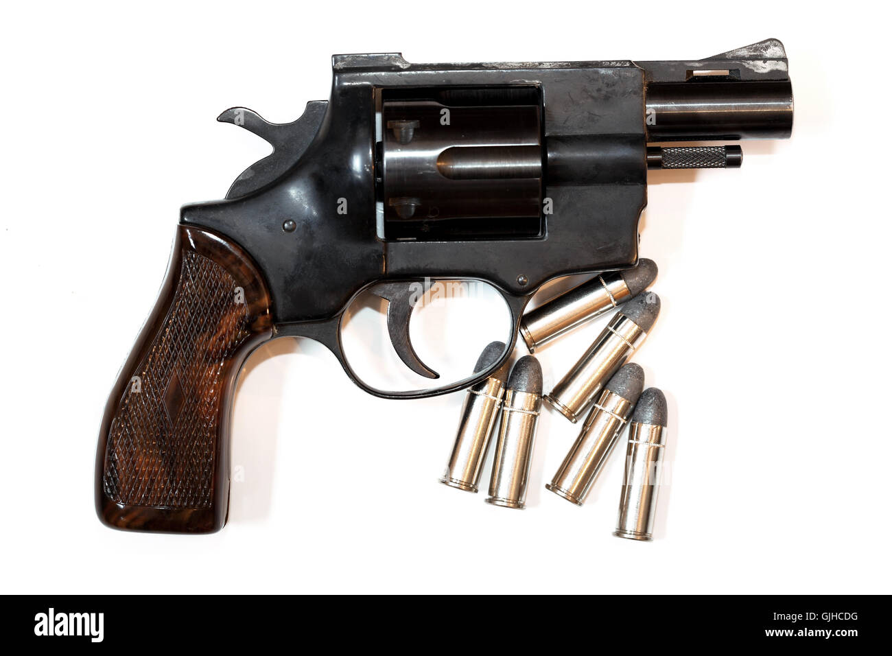 Revolver and ammunition hi-res stock photography and images - Alamy