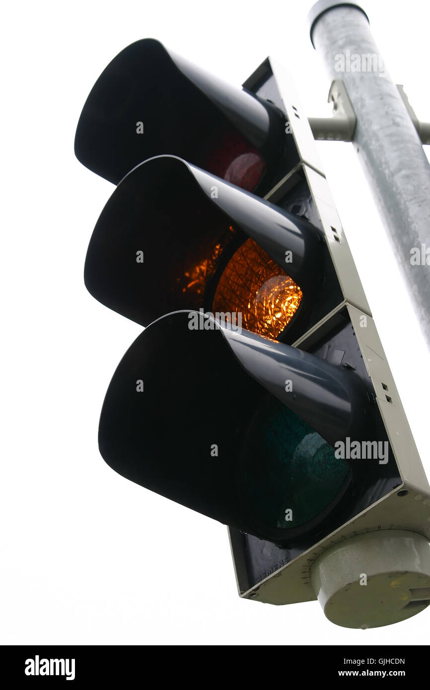 Amber Traffic Light High Resolution Stock Photography and Images - Alamy