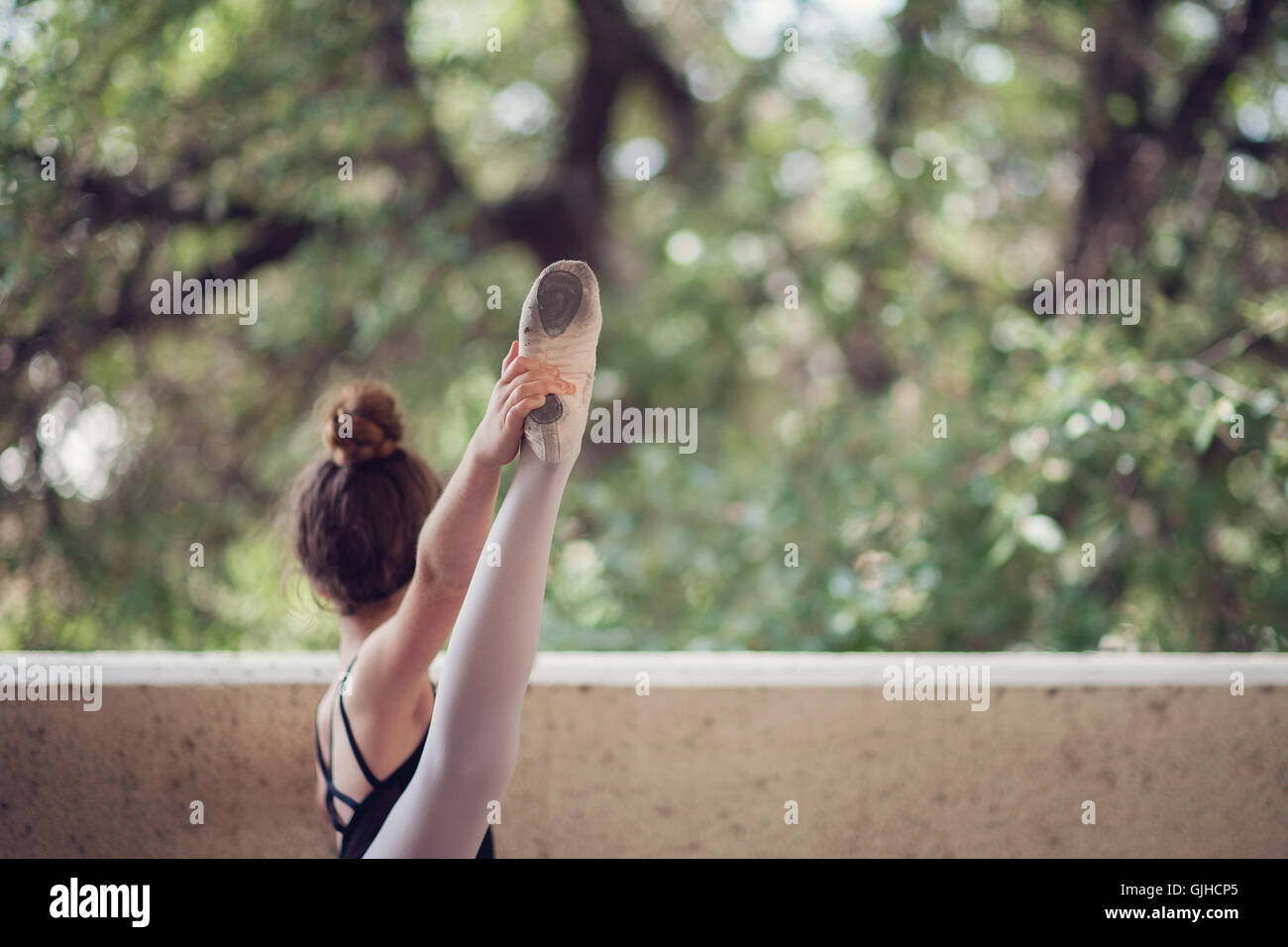 Stretching ballerina hi-res stock photography and images - Alamy