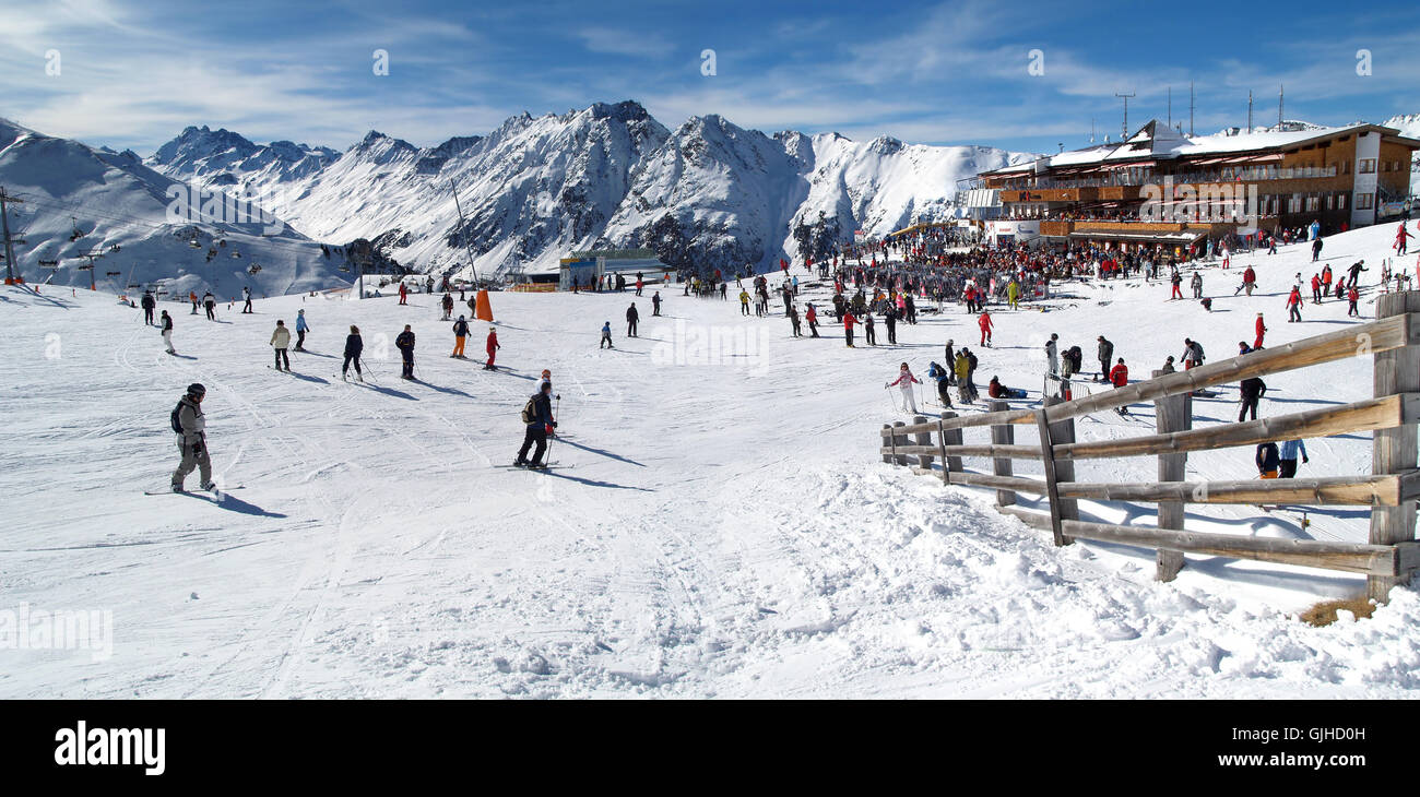 idalp in ischgl ski area Stock Photo - Alamy