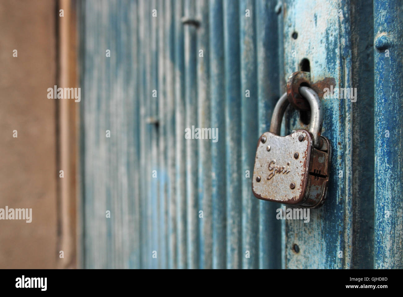 lock macro close-up Stock Photo - Alamy