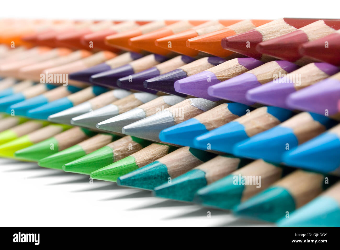 Coloured crayons still life hi-res stock photography and images - Alamy