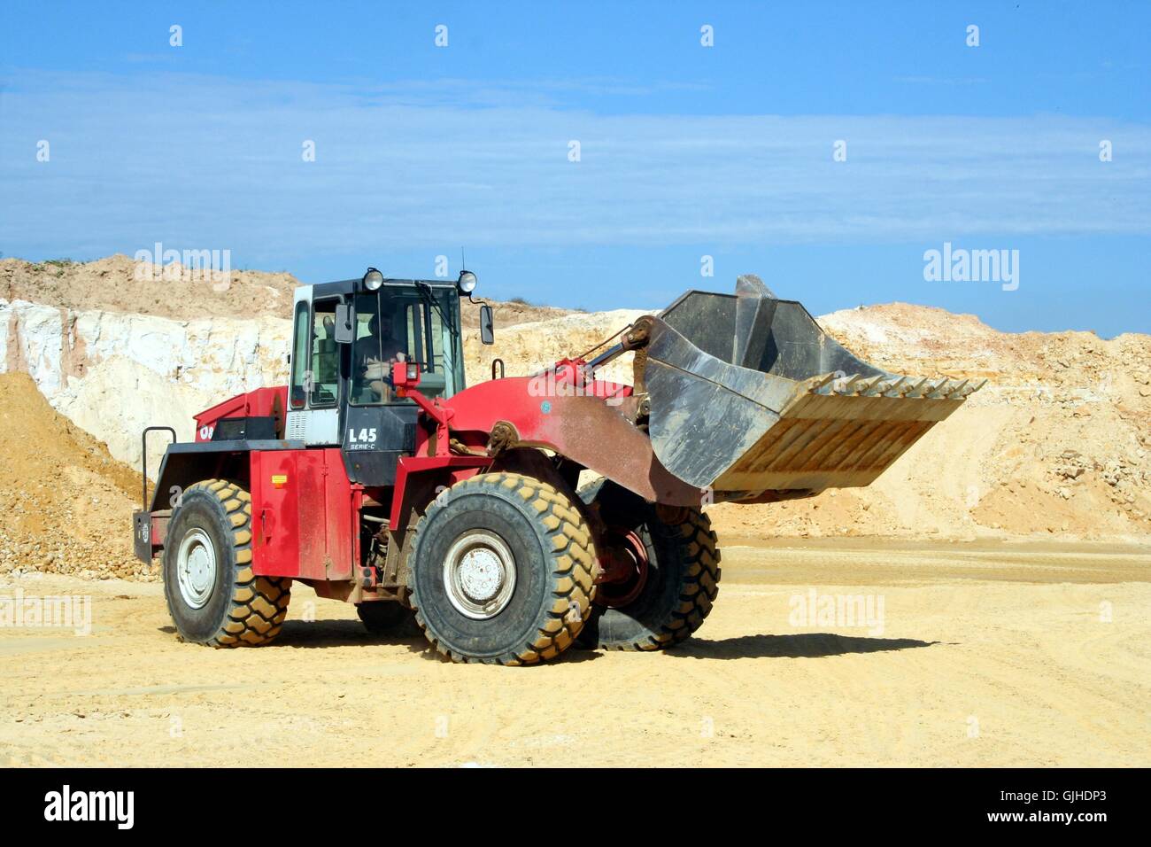 blue wheel gravel Stock Photo - Alamy