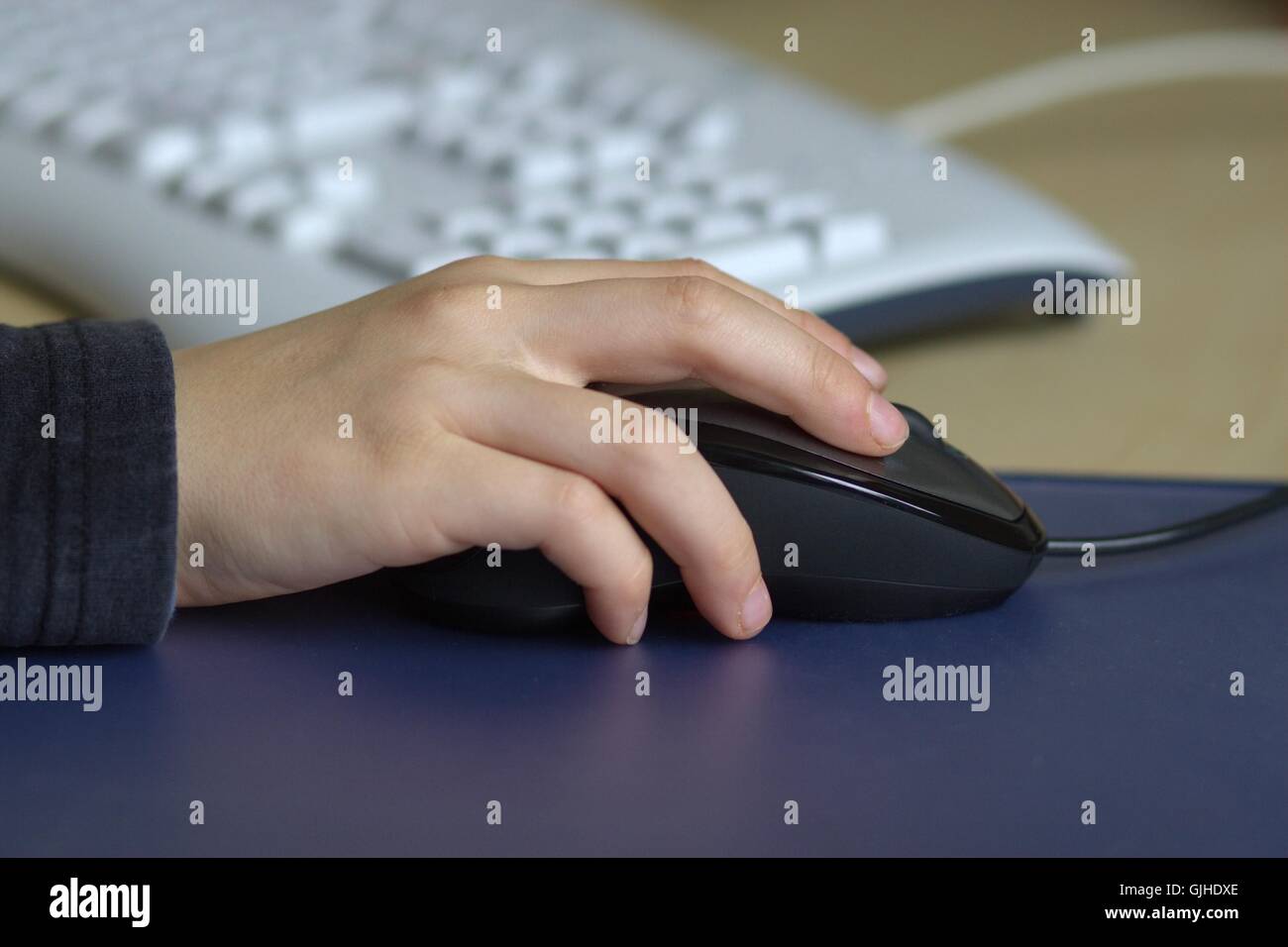 office hand keyboard Stock Photo - Alamy