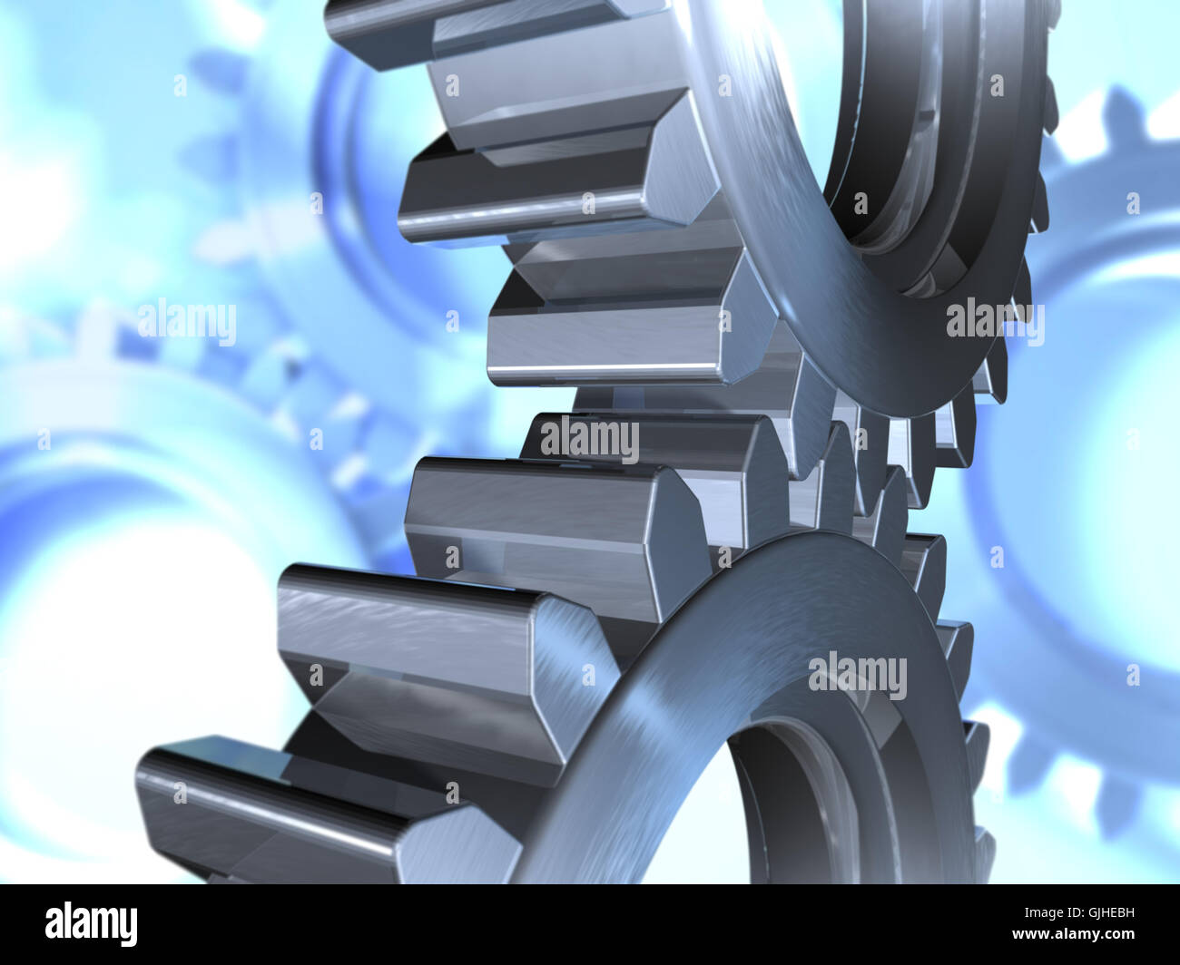 Polished gear wheels hi-res stock photography and images - Alamy