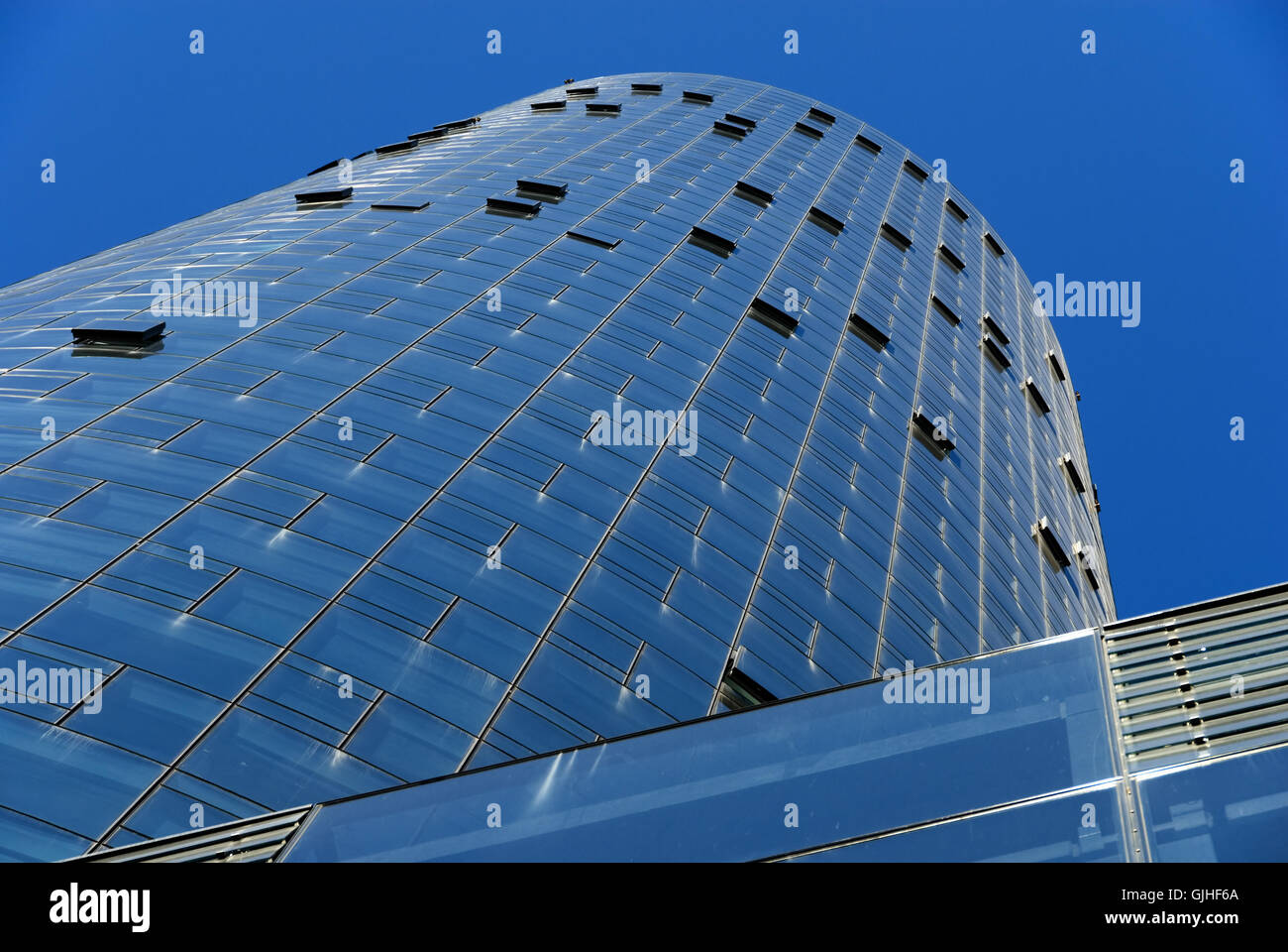 blue tower office Stock Photo - Alamy