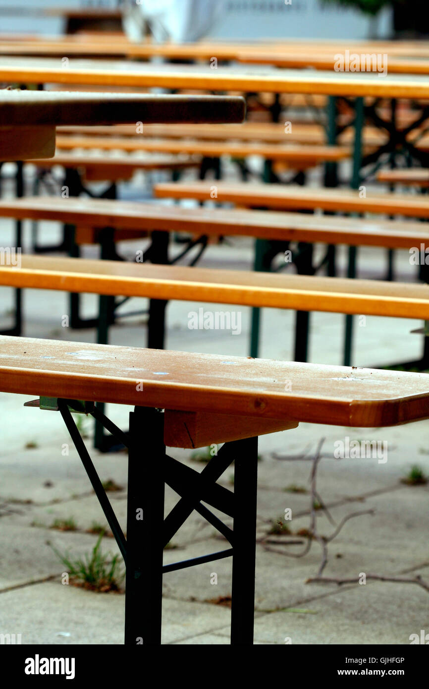 Beer garden seat hi-res stock photography and images - Alamy