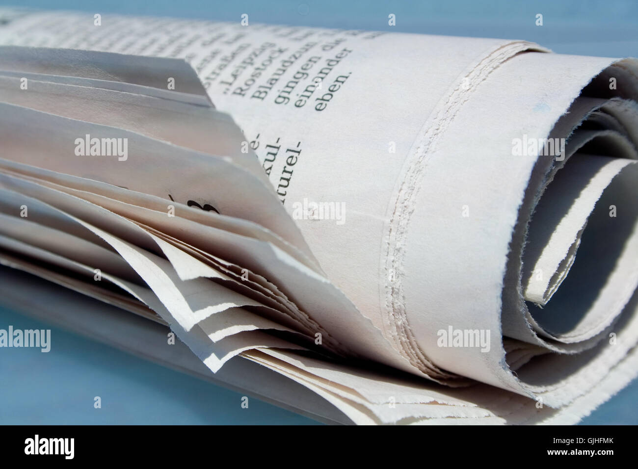 newspaper journal info Stock Photo - Alamy