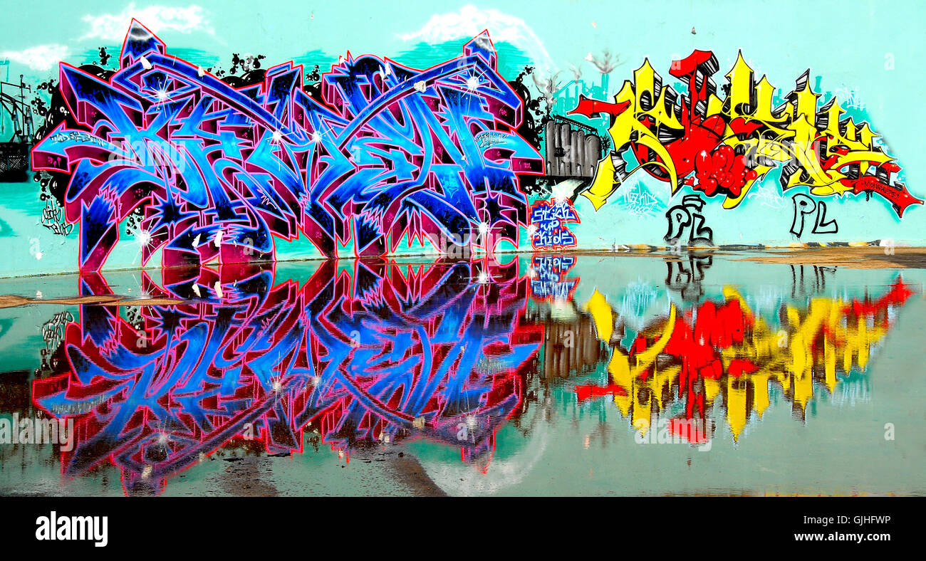 Graffiti spray malerei hi-res stock photography and images - Alamy