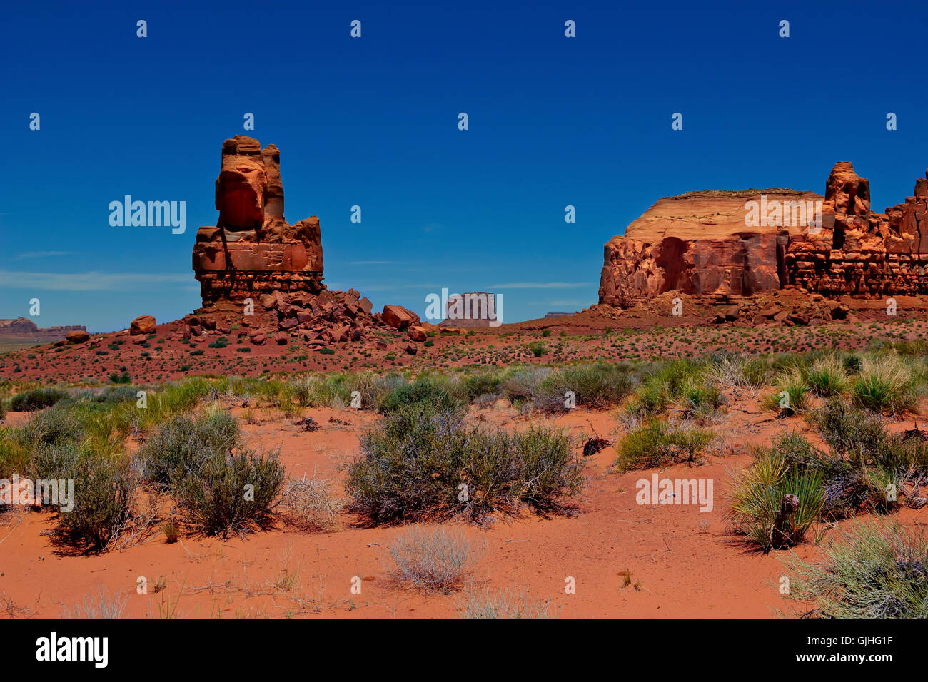 Rock formations, Mystery Valley, Arizona, United States Stock Photo - Alamy