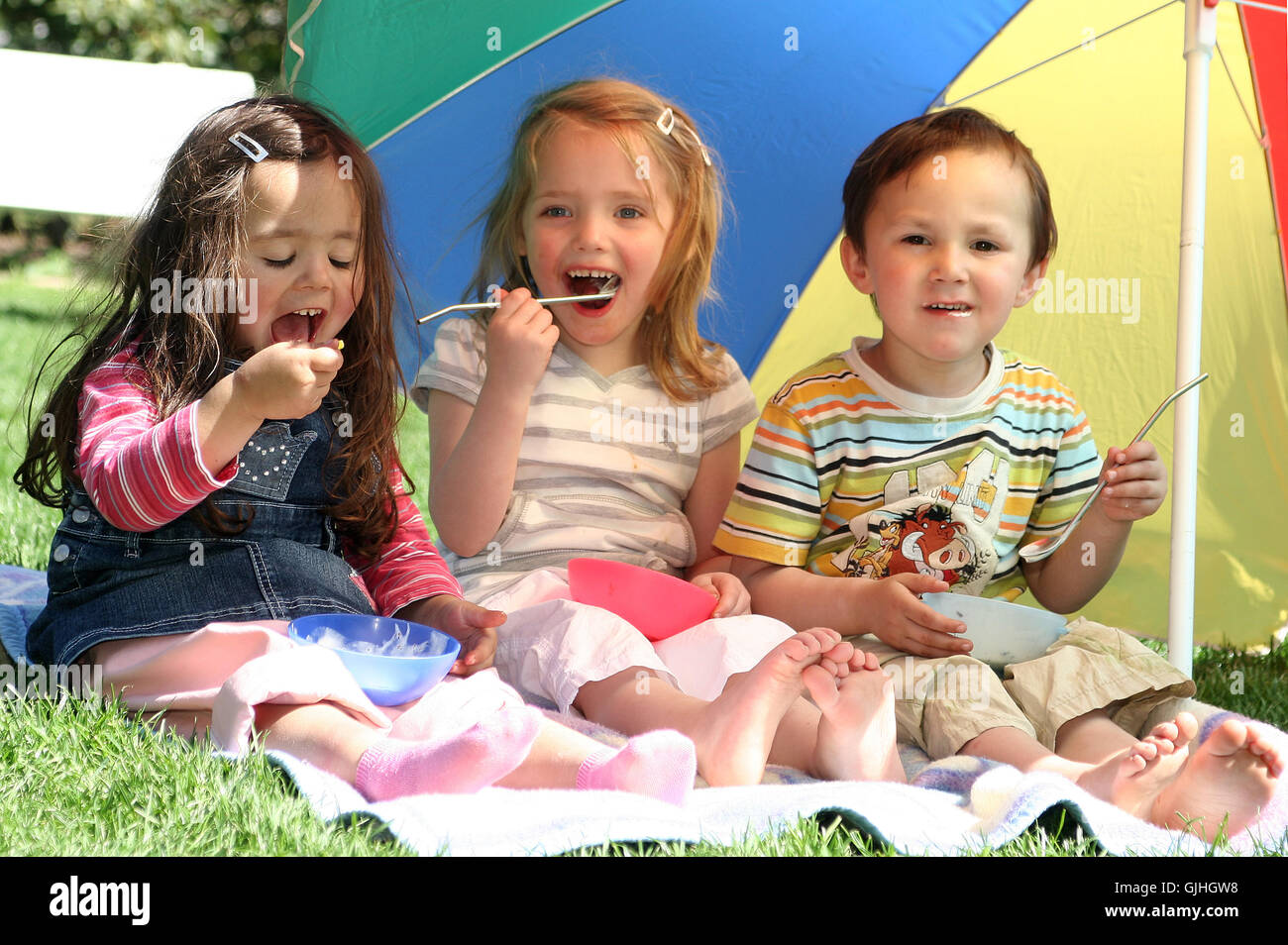 eating fun ice Stock Photo - Alamy