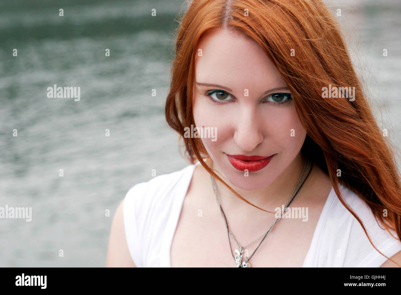 portrait of a pretty woman Stock Photo - Alamy