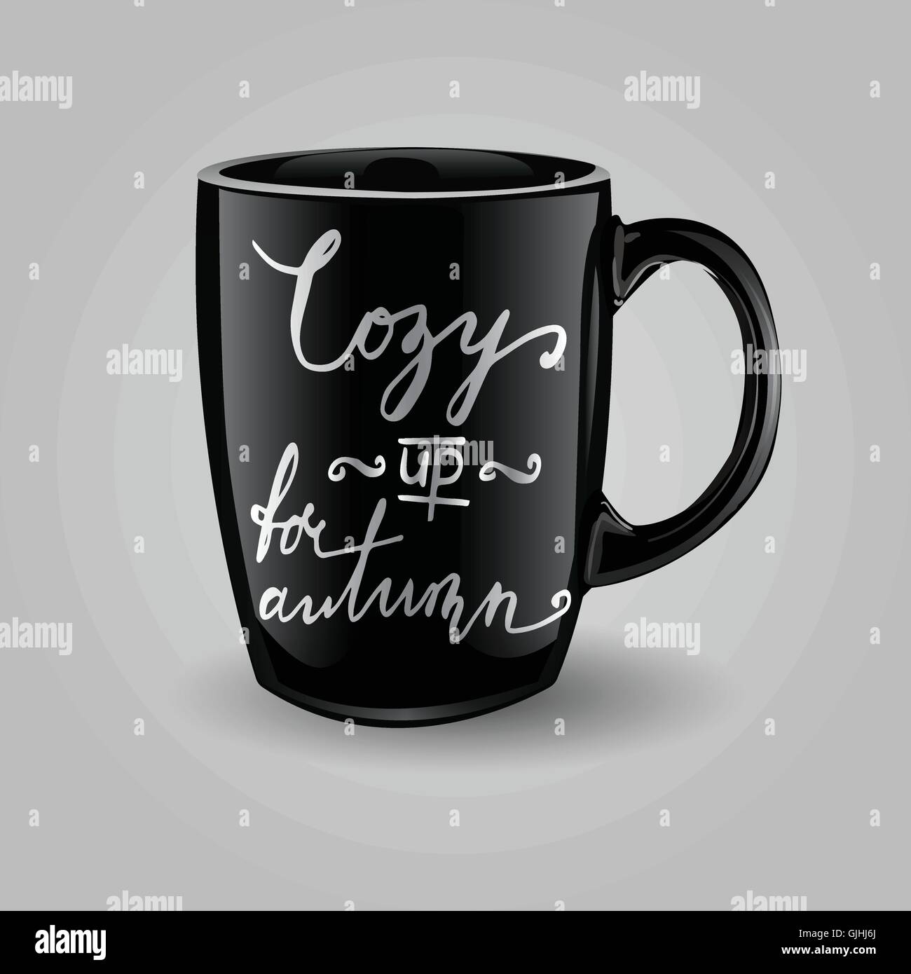 Simple autumn background glass Stock Vector Images - Alamy