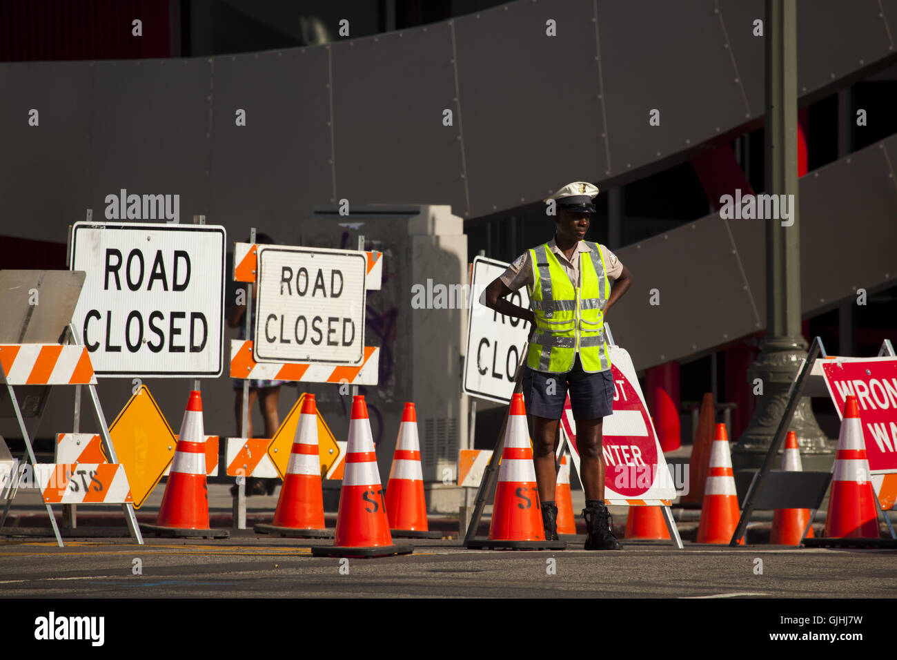 Traffic Officers, Los Angeles, California, USA Stock Photo - Alamy