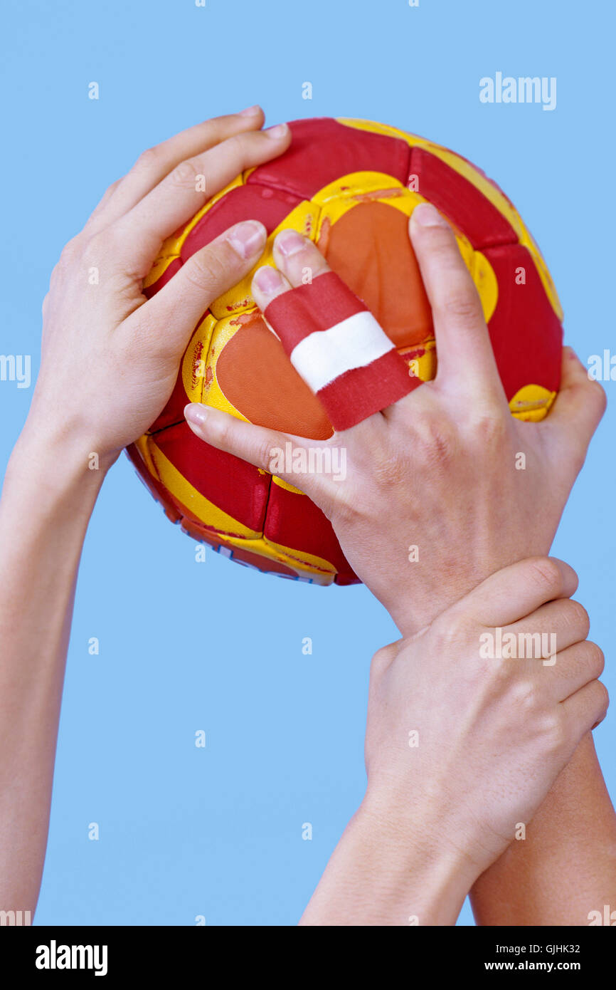 Handball sports hall hi-res stock photography and images - Alamy