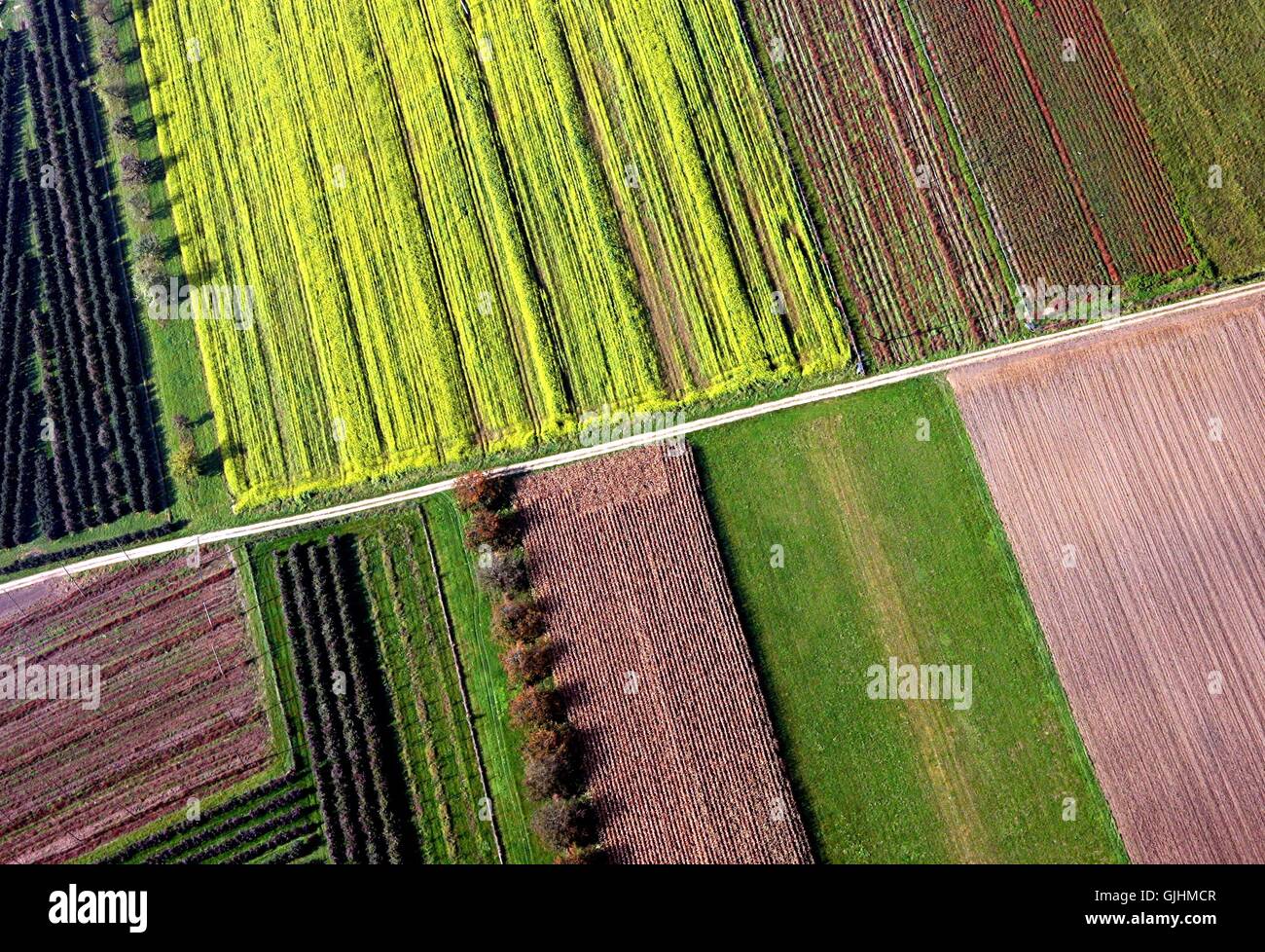 aerial perspective coloured colourful Stock Photo - Alamy