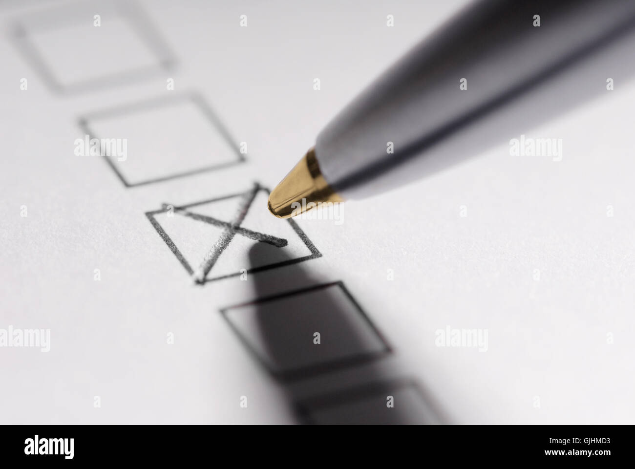 Check mark character hi-res stock photography and images - Alamy