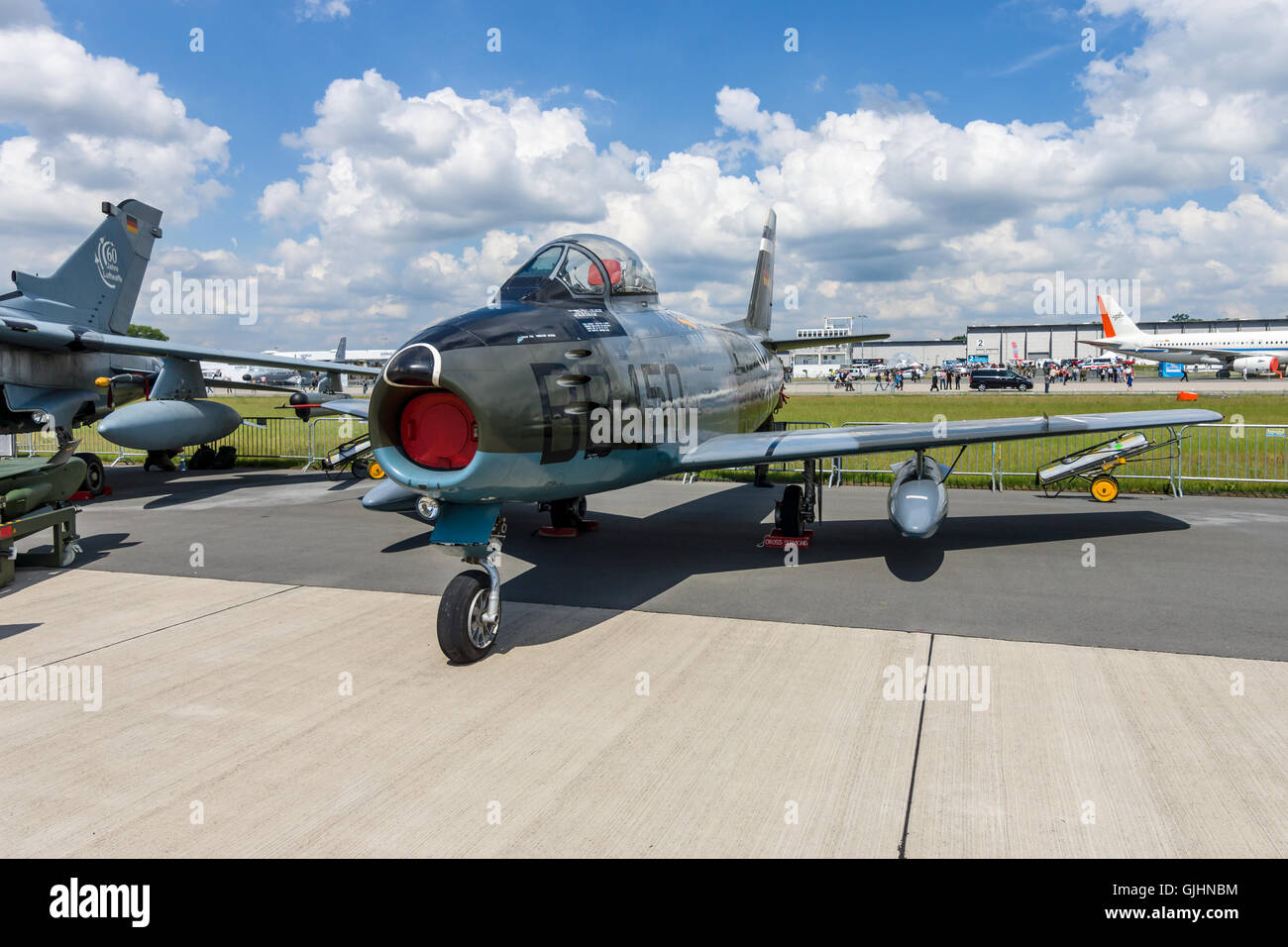 Jet fighter aircraft Canadair CL-13A Sabre 5. German Air Force ...