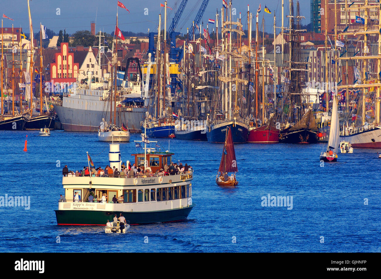 on the hanse sail Stock Photo - Alamy