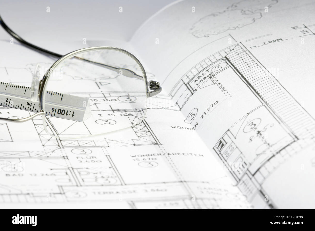 plan build macro Stock Photo - Alamy