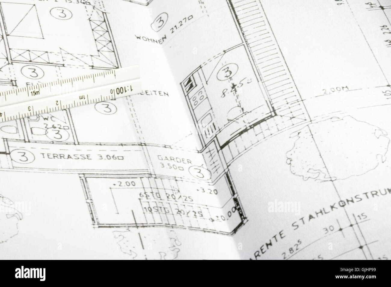 plan build macro Stock Photo - Alamy