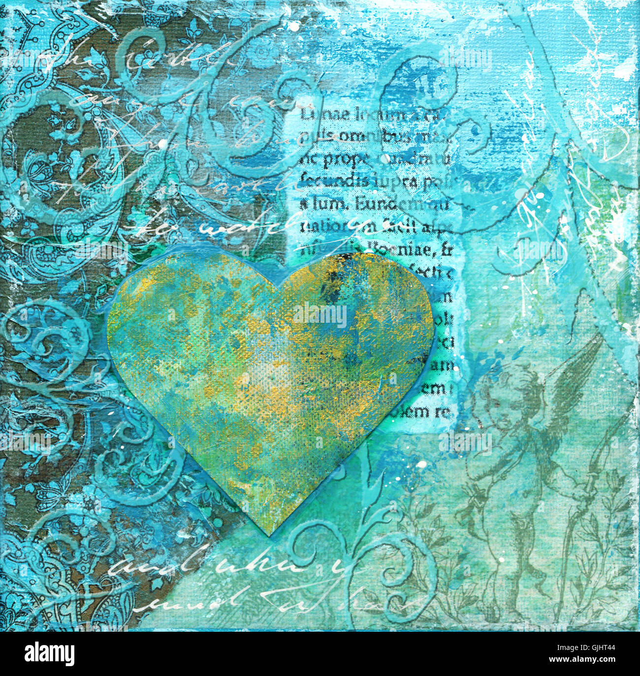 blue art graphic Stock Photo - Alamy