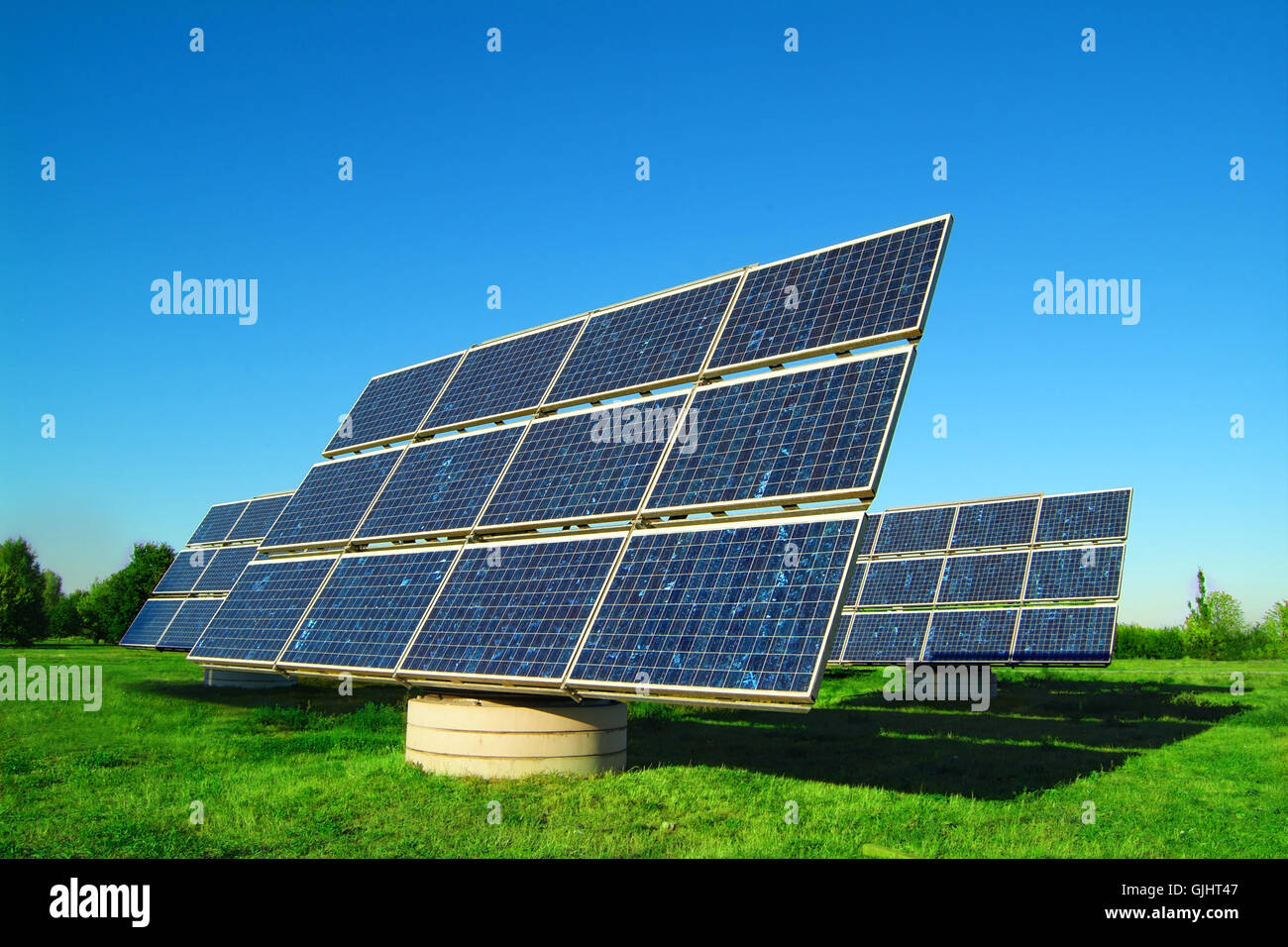 blue power station energy Stock Photo - Alamy