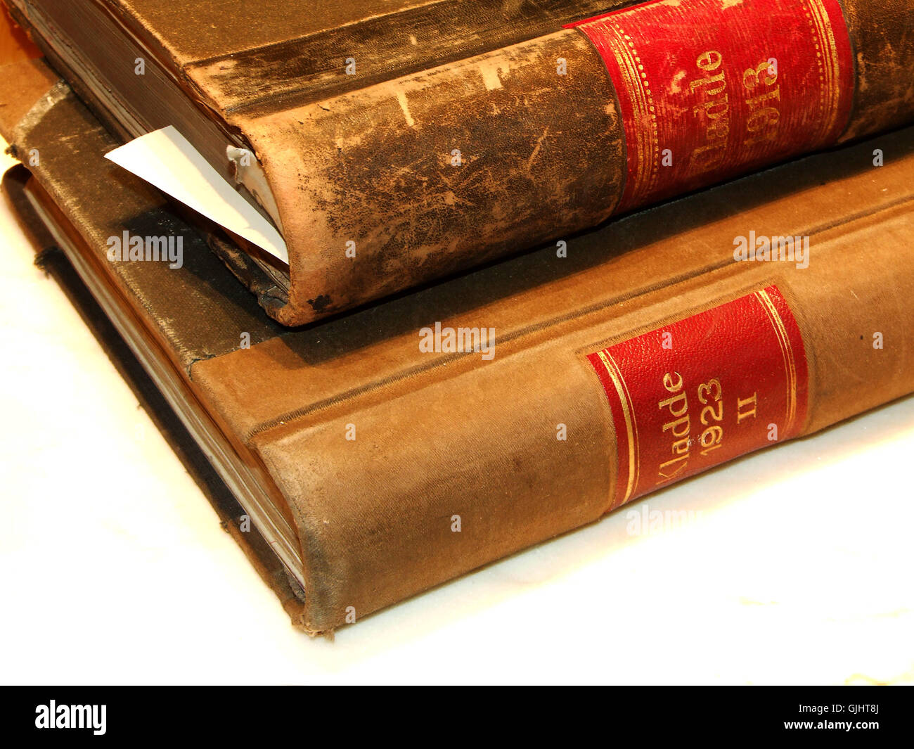 books back of a book book pages Stock Photo - Alamy