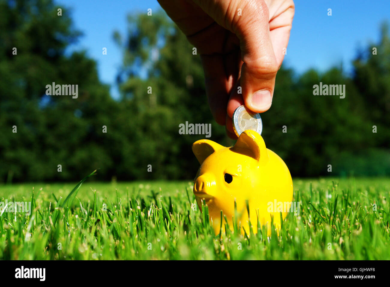 hand euro save Stock Photo - Alamy