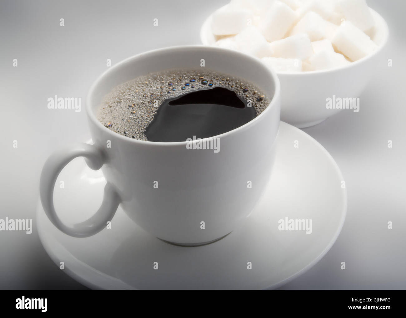 cup sugar espresso Stock Photo - Alamy