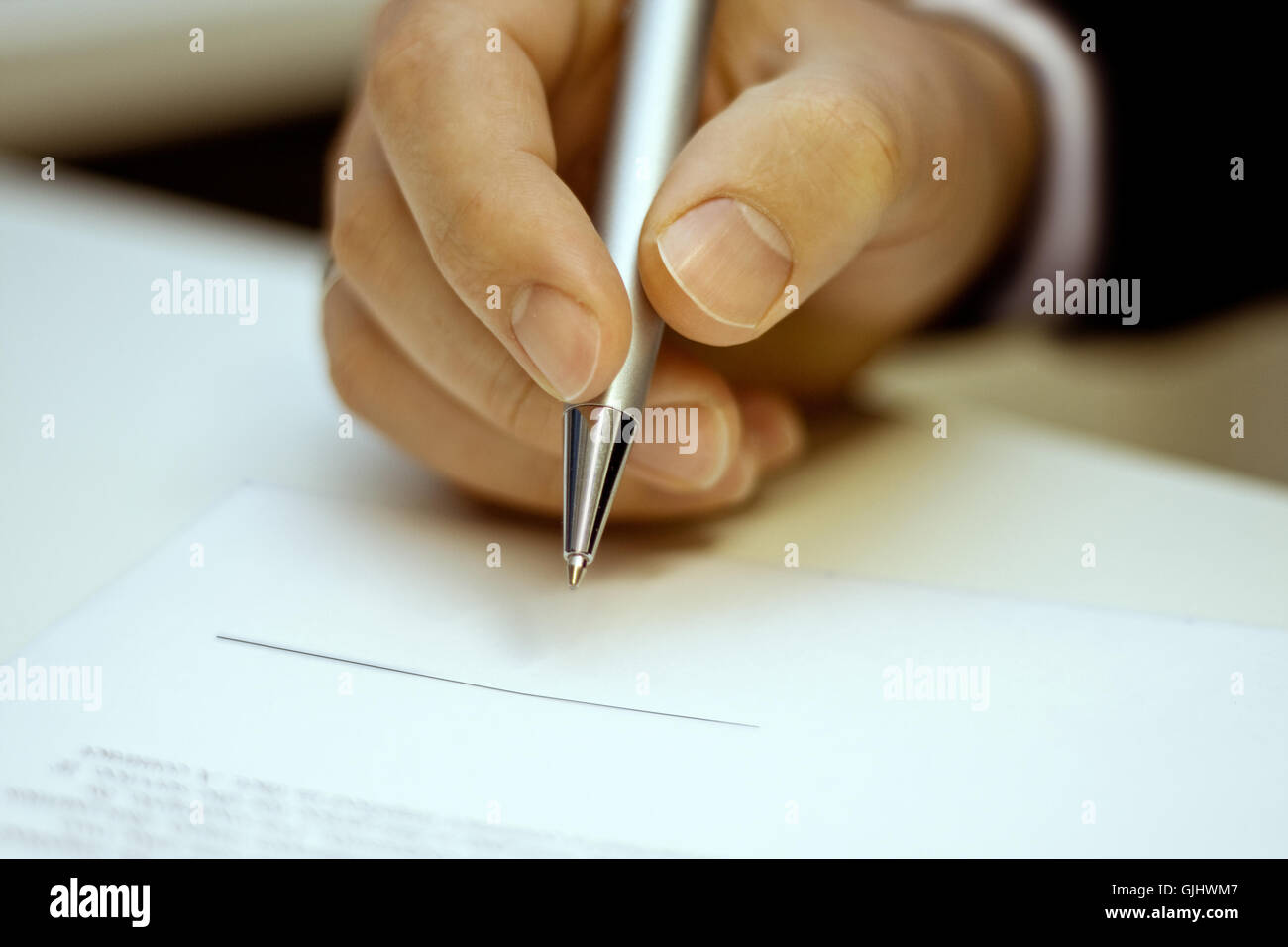 Signature comparison hi-res stock photography and images - Alamy