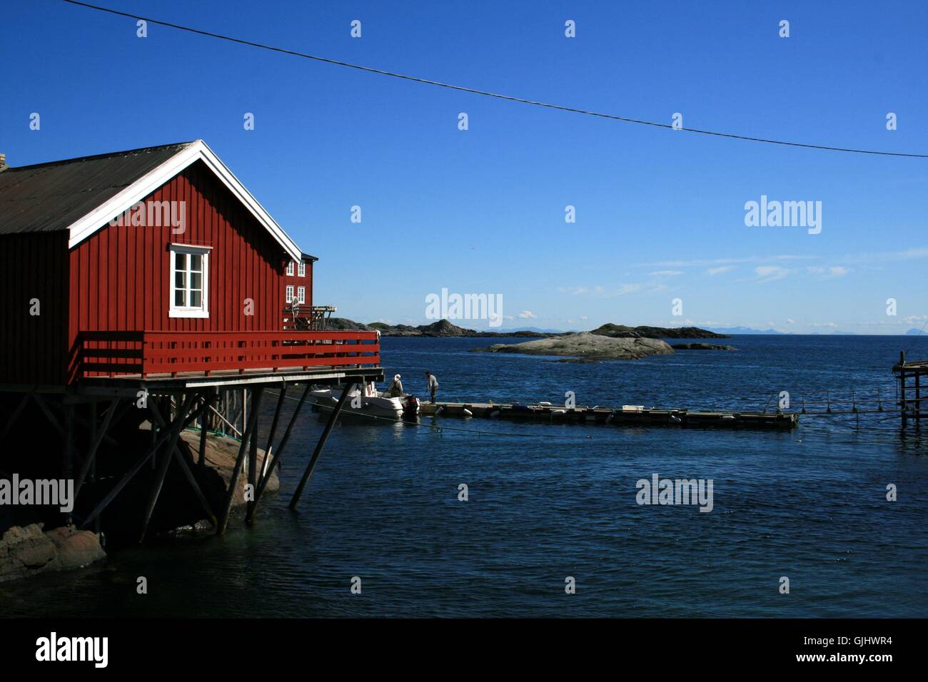 house building norway Stock Photo - Alamy