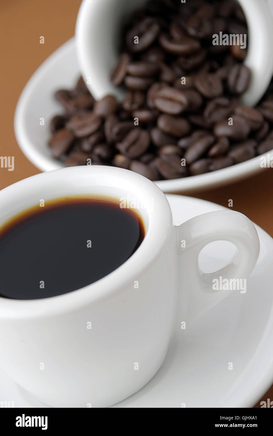 cup beans beverage Stock Photo - Alamy