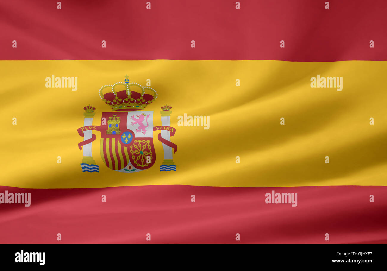 Spanish 3d flag hi-res stock photography and images - Alamy