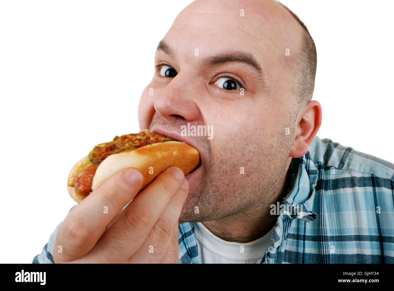hunger hungry fastfood Stock Photo - Alamy