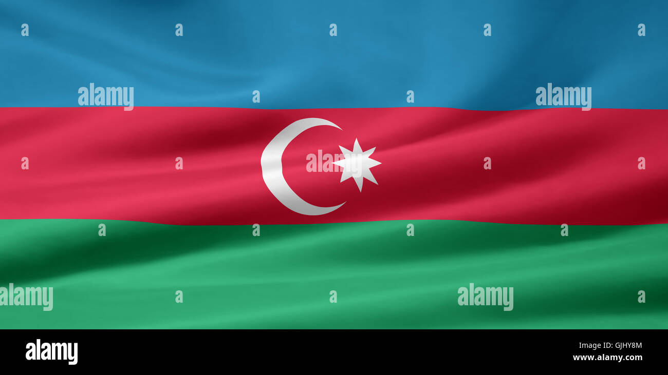 Flag of the azerbaijan hi-res stock photography and images - Alamy