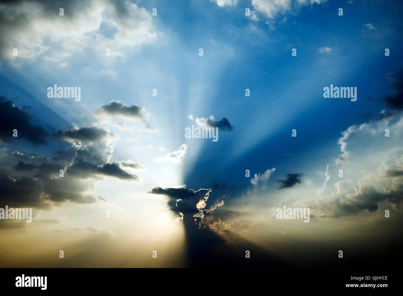 blue beam sunlight Stock Photo - Alamy