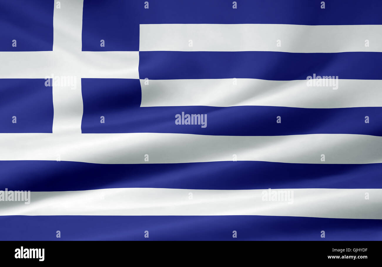 Greek 3d flag hi-res stock photography and images - Alamy