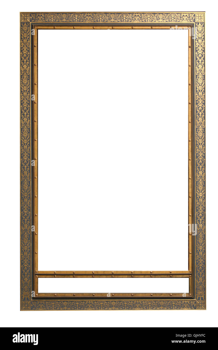 golden frame old Stock Photo - Alamy
