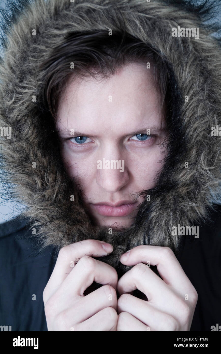 winter coat man Stock Photo - Alamy