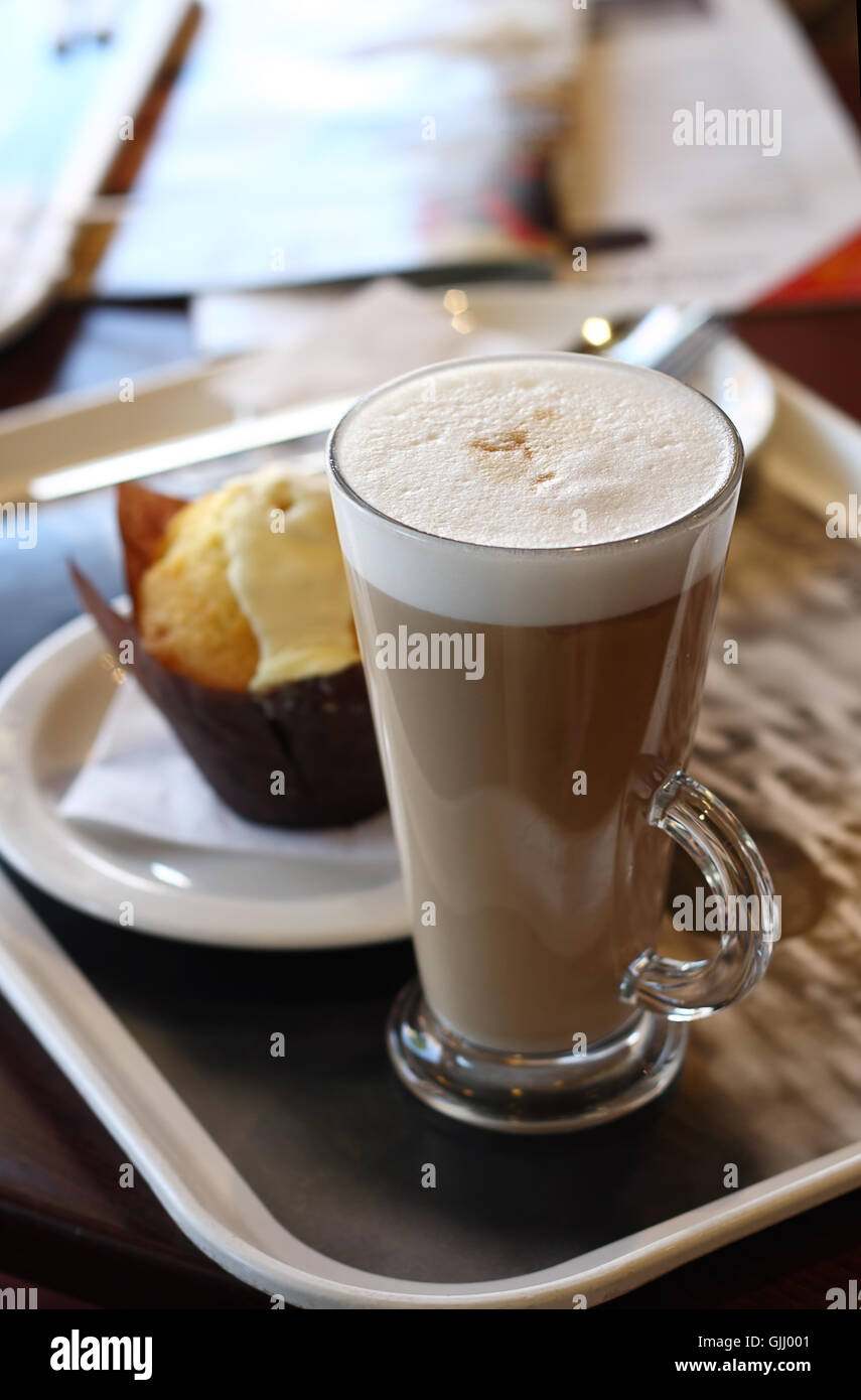 cafe drinks cappuccino Stock Photo - Alamy