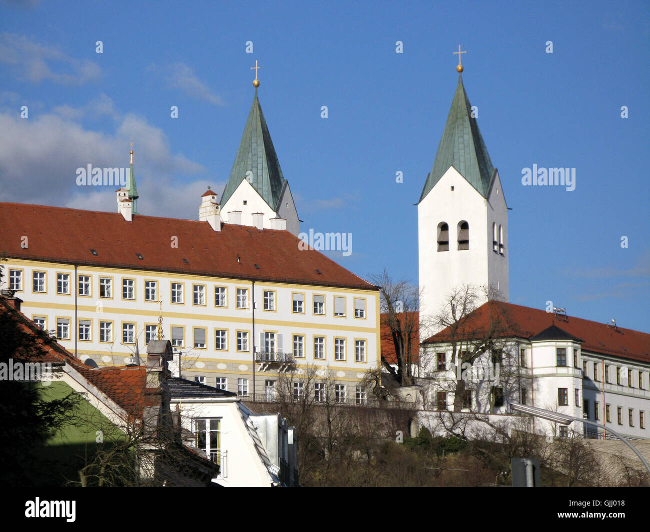 Freising cathedral freising bavaria germany hi-res stock photography ...