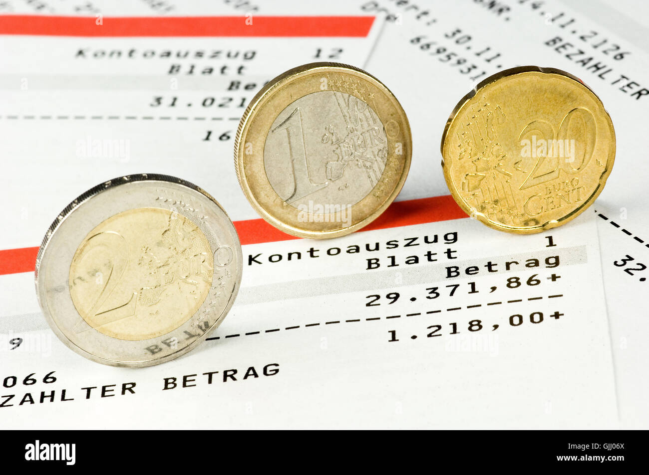 Bank current account statement hi-res stock photography and images - Alamy