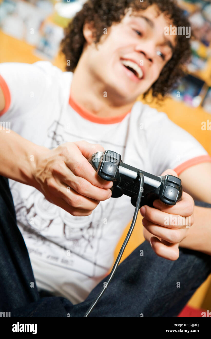 guy game tournament Stock Photo - Alamy