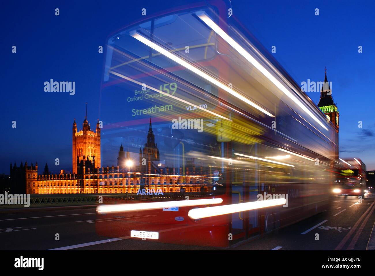 Bus light stripes hi-res stock photography and images - Alamy