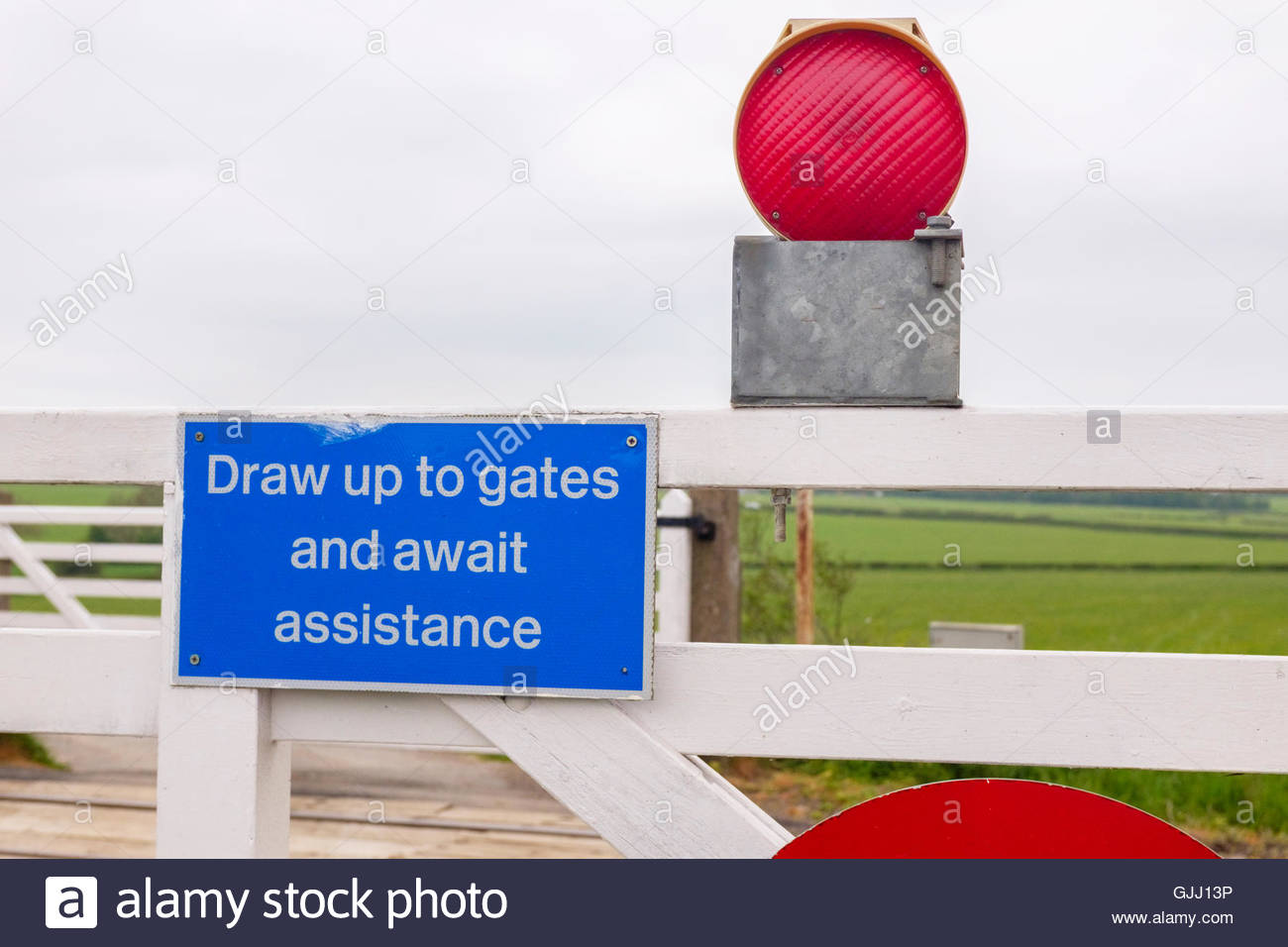 Old Level Crossing Gates Stock Photos & Old Level Crossing Gates Stock ...