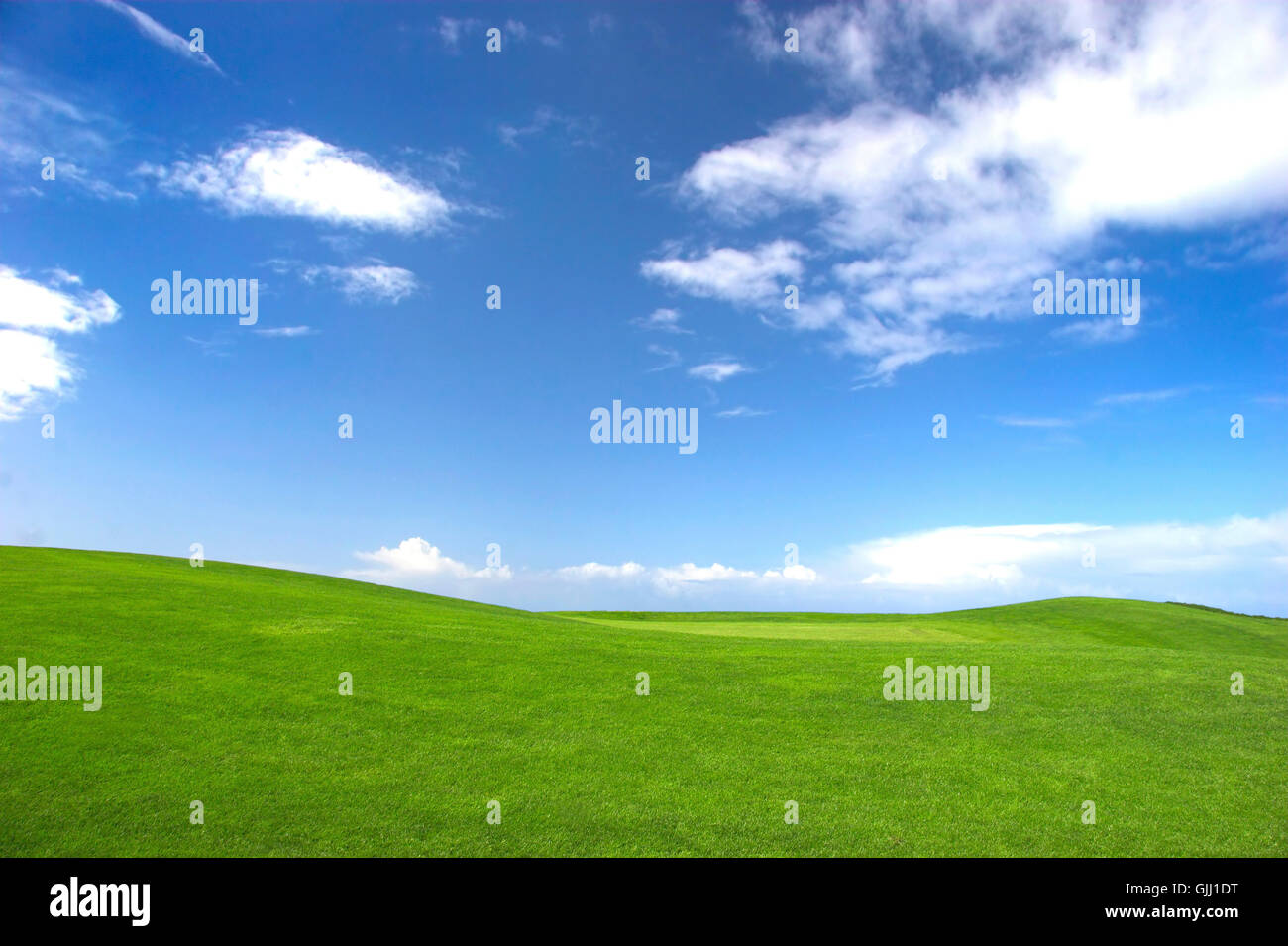 Simple landscape bright cloudy sky hi-res stock photography and images ...